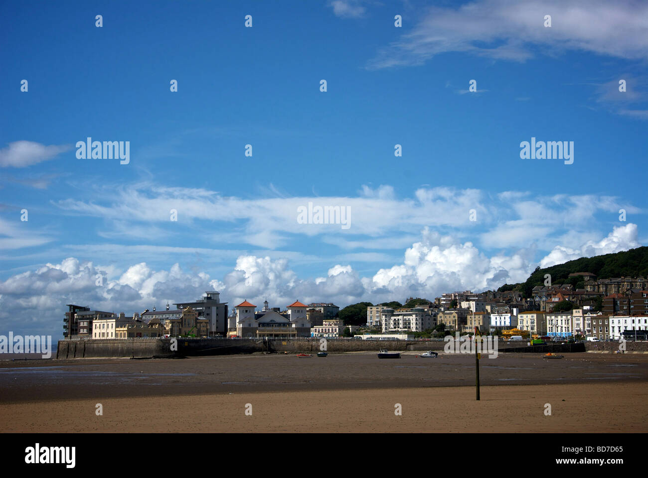 Weston-Super-Mare North Somerset UK Seaside Coastal Holiday Resort Sea ...