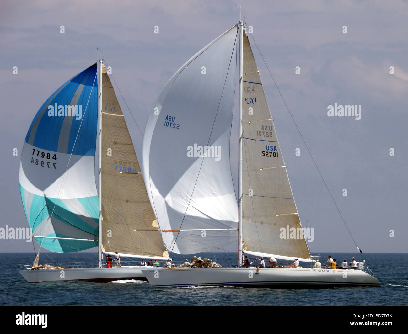 Bayview port huron to mackinac sailboat race hi-res stock photography ...
