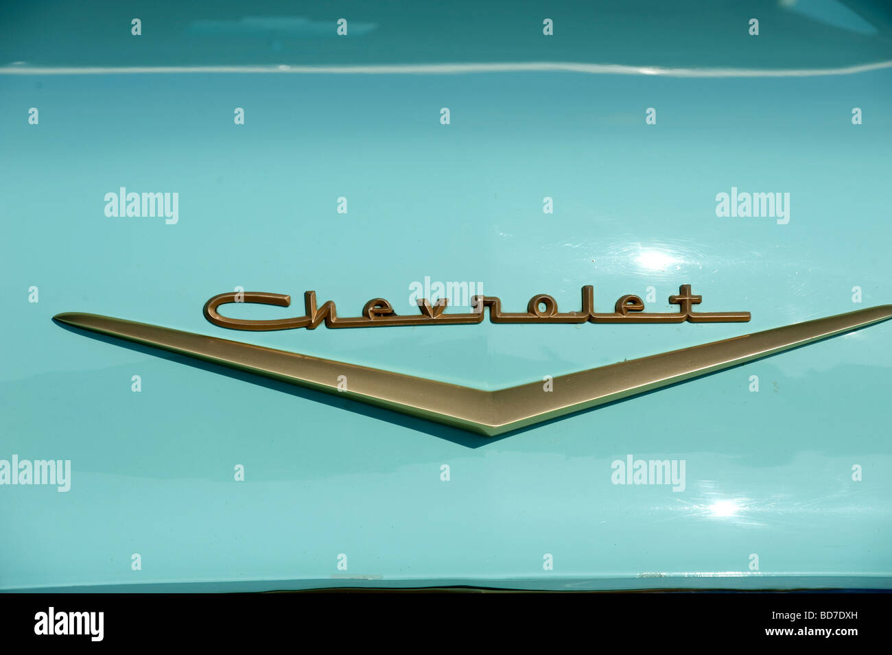 Blue 1957 chevy chevrolet hi-res stock photography and images - Alamy