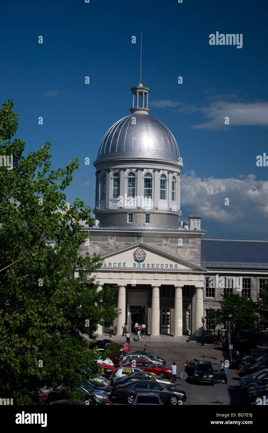 A view of the Bonsecours Market Stock Photo - Alamy