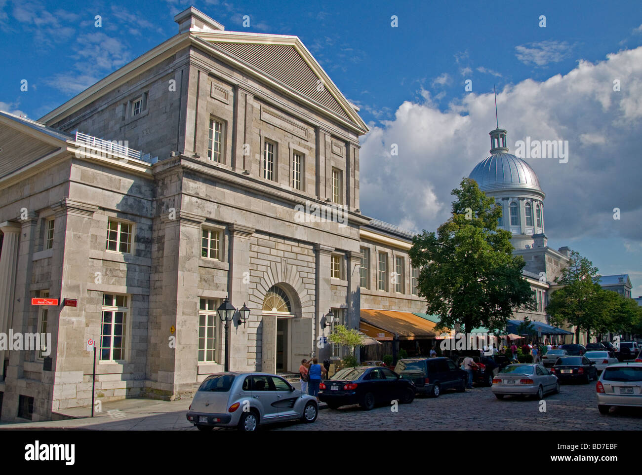 A view of Bonsecours Market Stock Photo - Alamy