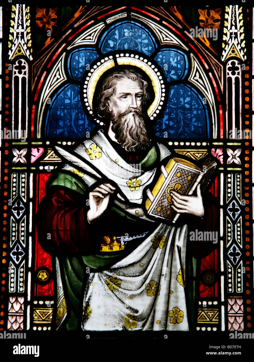 A stained glass window attributed to Frederick Preedy (1820-1898 ...