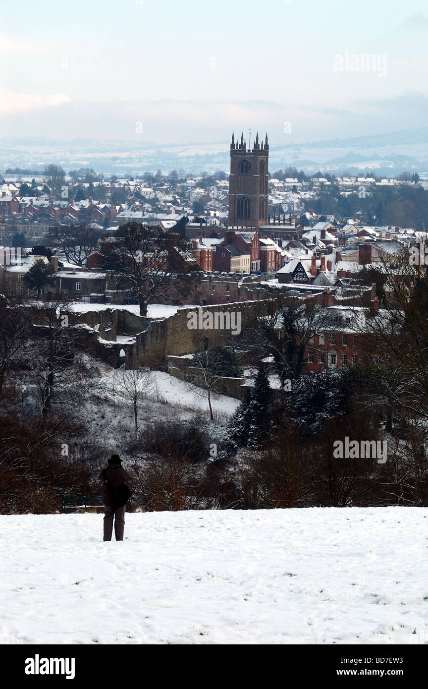 Ludlow uk snow hi-res stock photography and images - Alamy