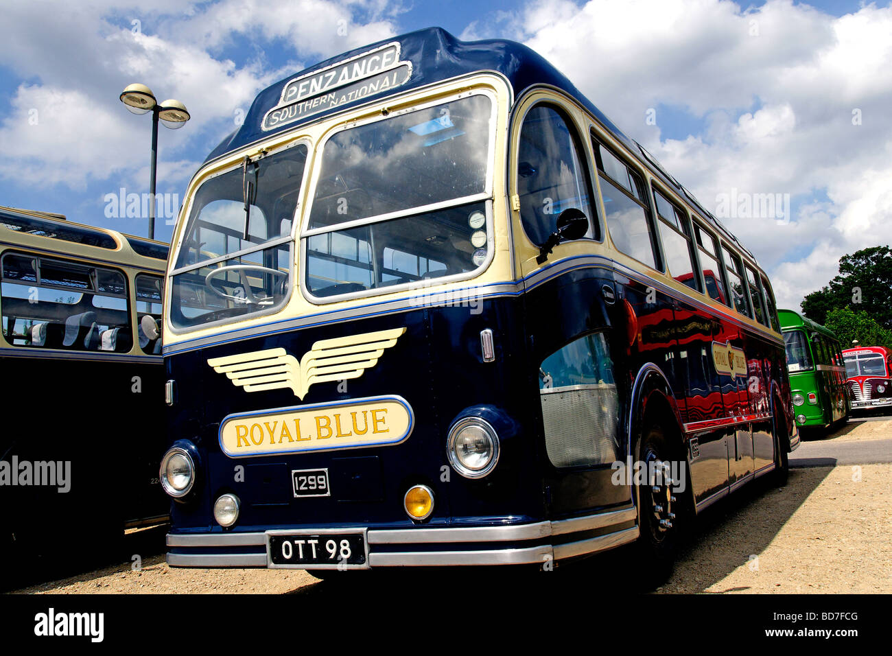 Royal Blue Coach High Resolution Stock Photography and Images - Alamy