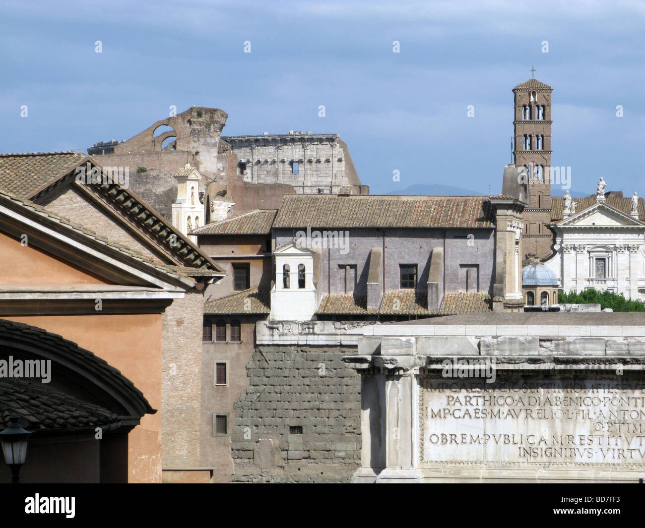 Roman forum settimo severio arch hi-res stock photography and images ...