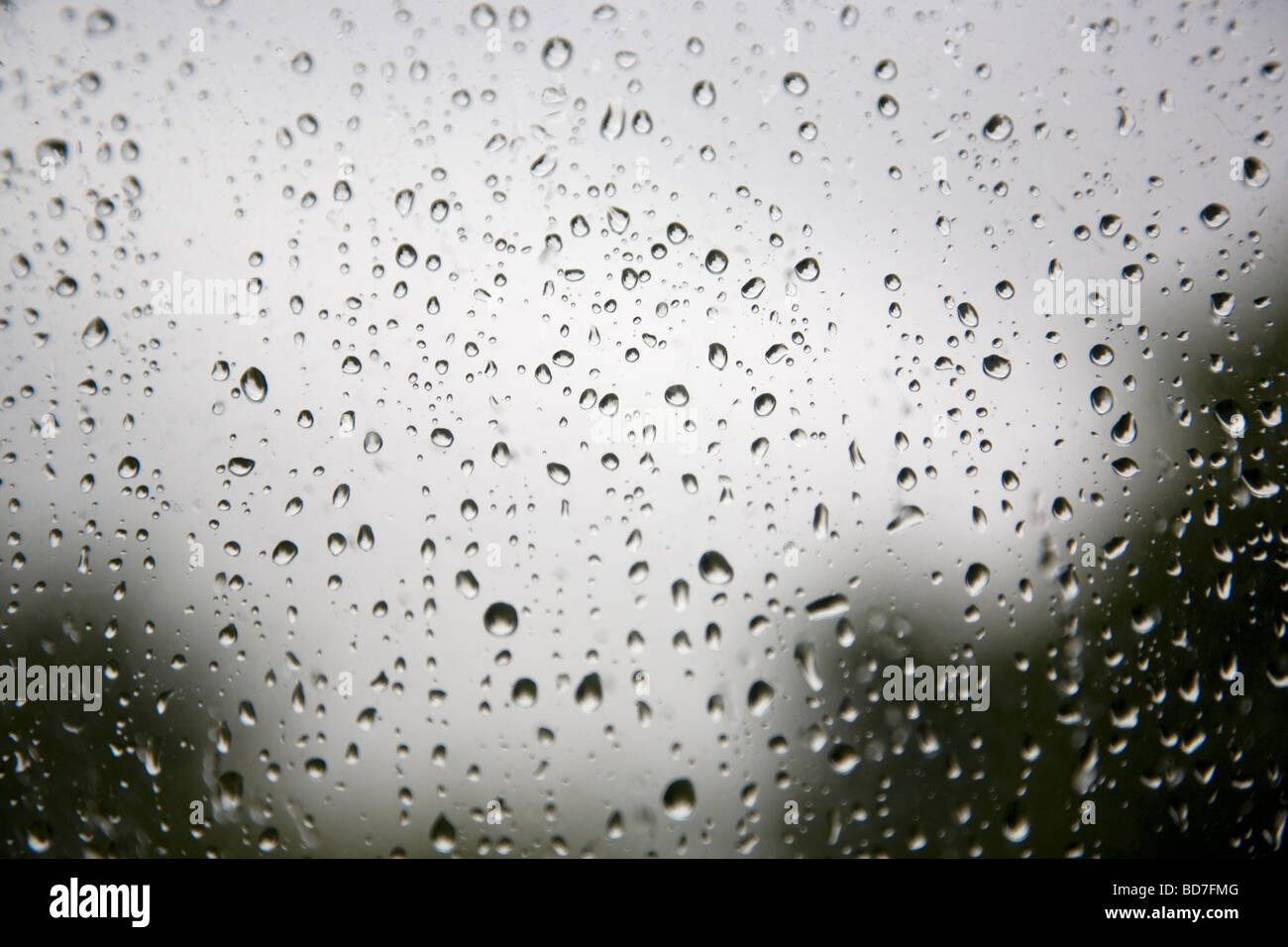 Rain drops on window Stock Photo - Alamy