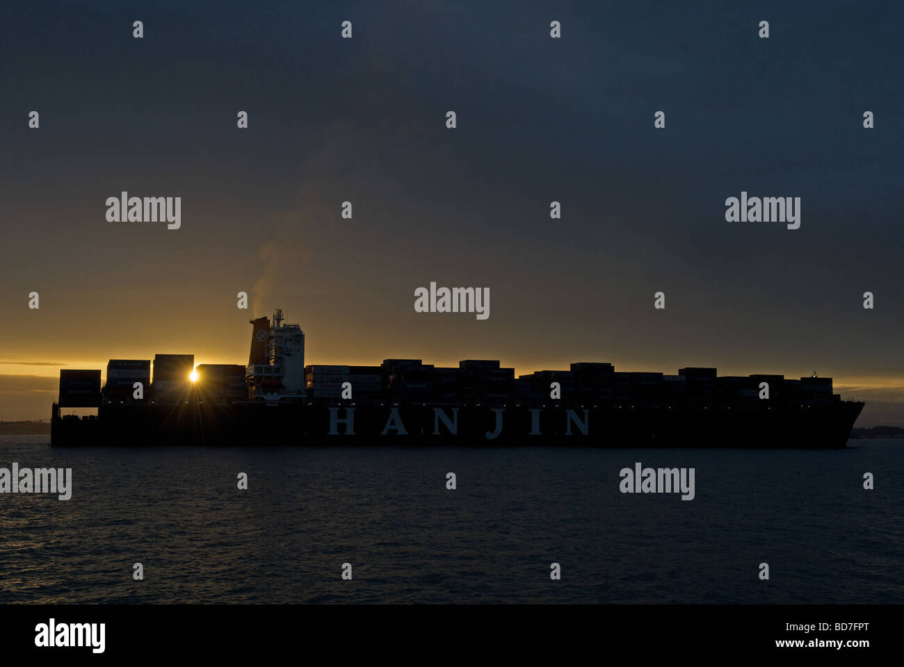 Hanjin Container Ship High Resolution Stock Photography and Images - Alamy