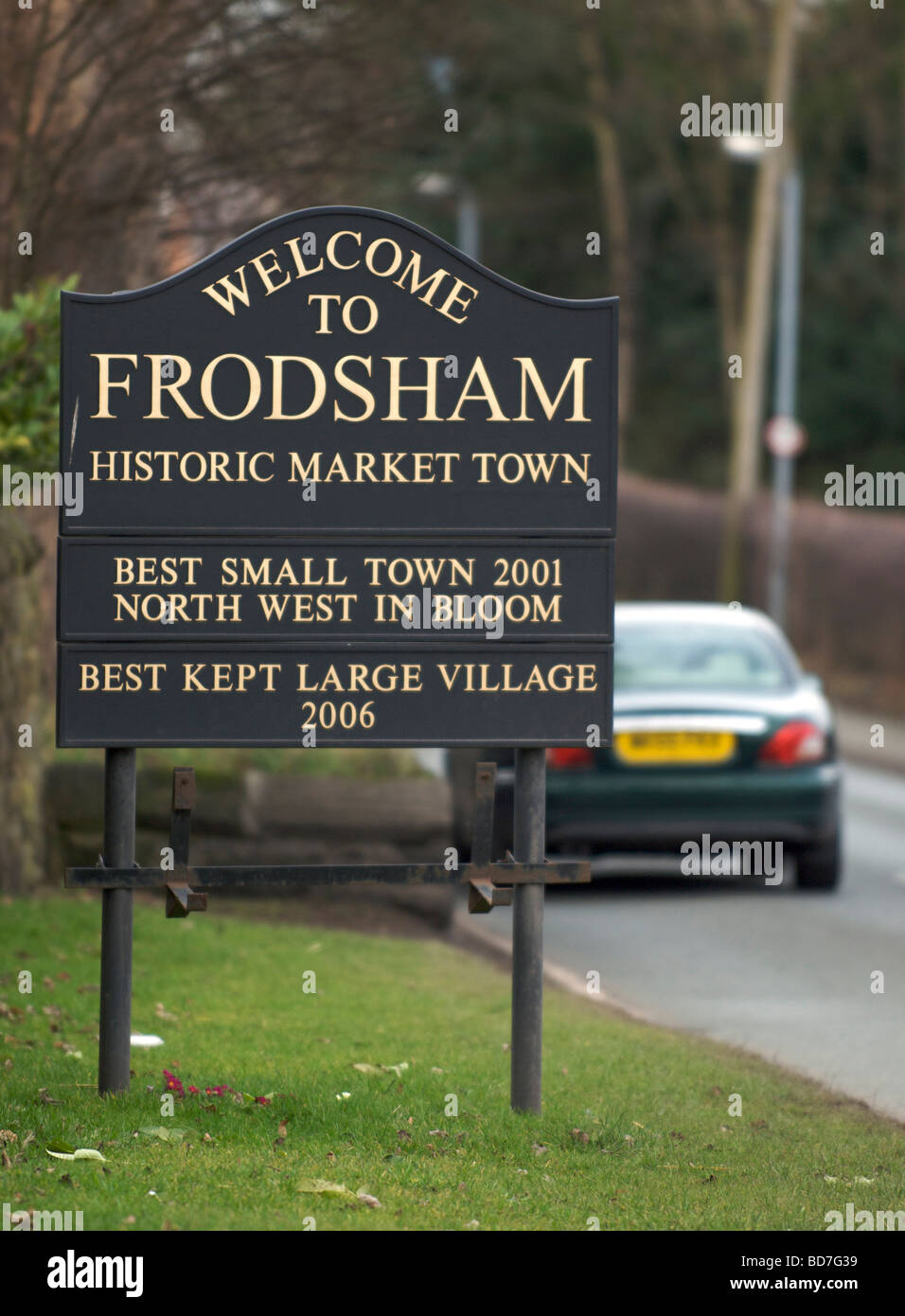Town of Frodsham in Cheshire. North West England Stock Photo - Alamy