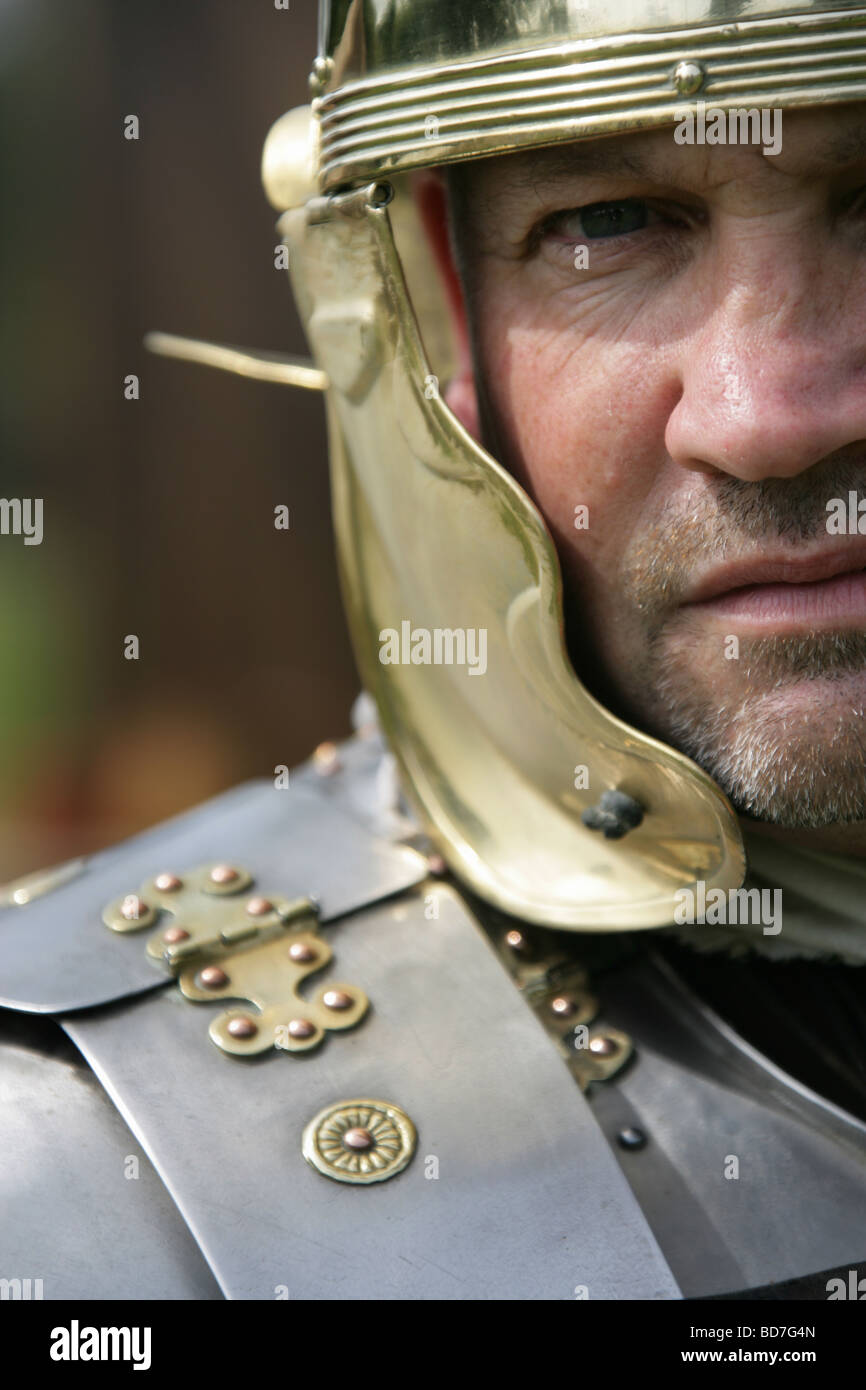City of Chester, England. A close up portrait of a Roman Centurion from ...
