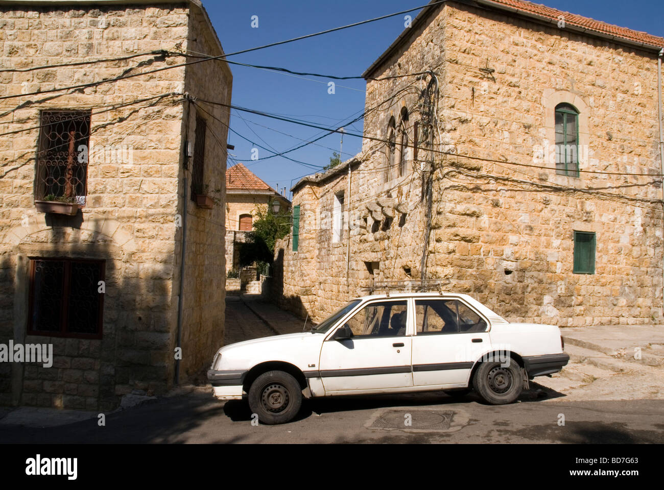 trough street of eir el qamar town chouf area mount lebanon Stock Photo ...