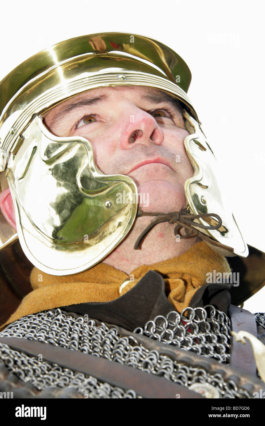 City of Chester, England. A close up portrait of a Roman Centurion from ...