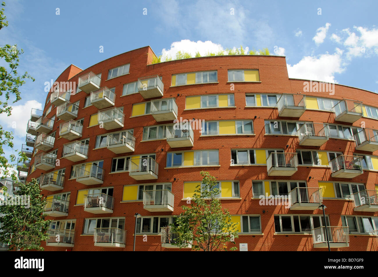 Modern flats with balconies Holloway London Borough of Islington ...