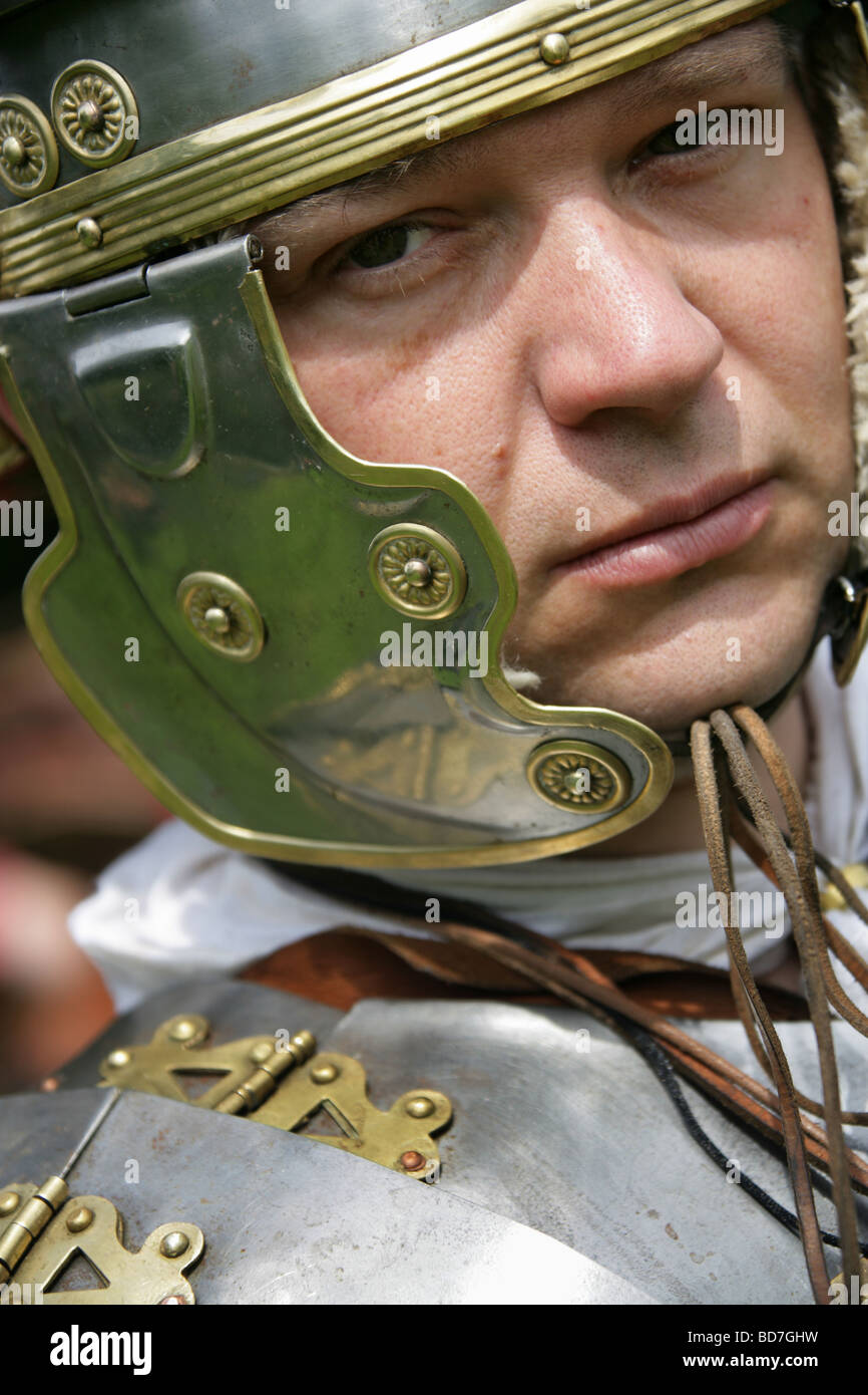 City of Chester, England. A close up portrait of a Roman Centurion from ...