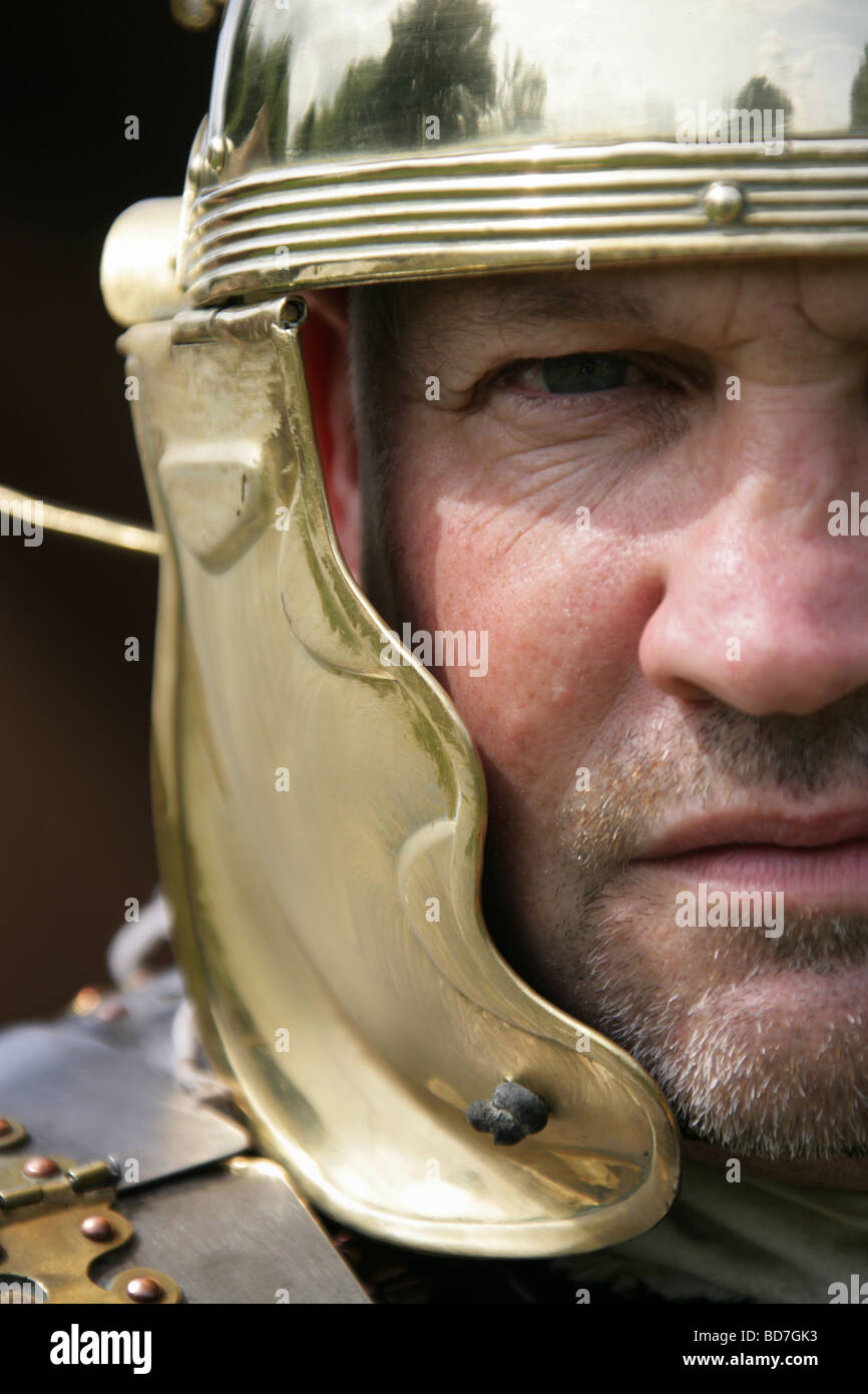 City of Chester, England. A close up portrait of a Roman Centurion from ...
