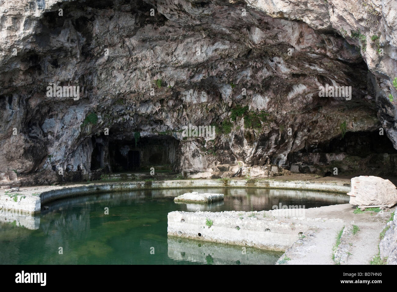 The interior of the Grotto of Tiberius at Sperlonga Stock Photo - Alamy