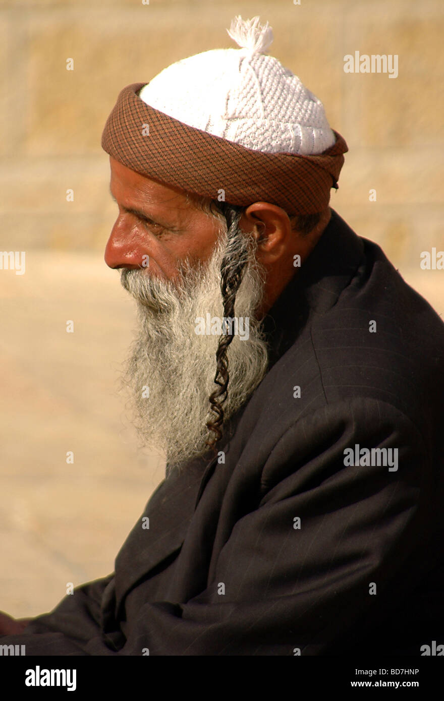 religious jew sitting near the Westren wall in Jerusalem Stock Photo ...