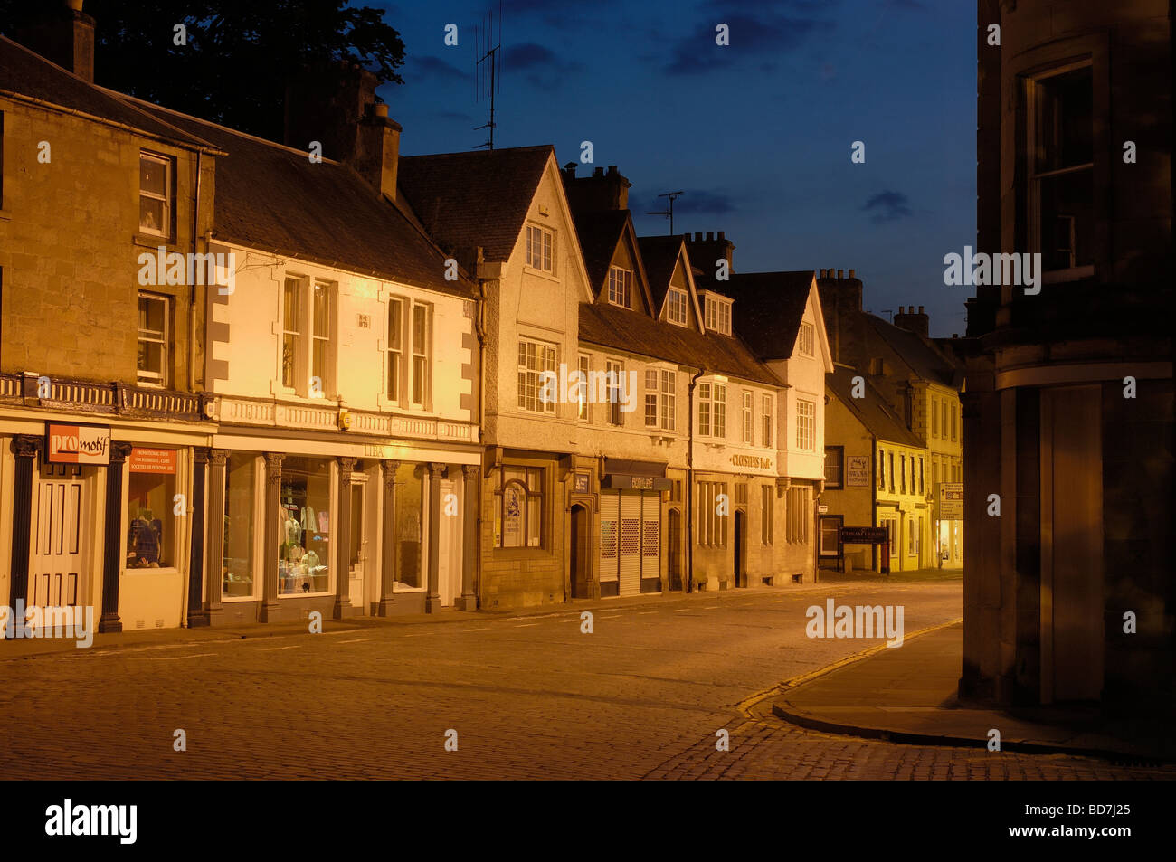 Kelso at dusk scottish borders hi-res stock photography and images - Alamy
