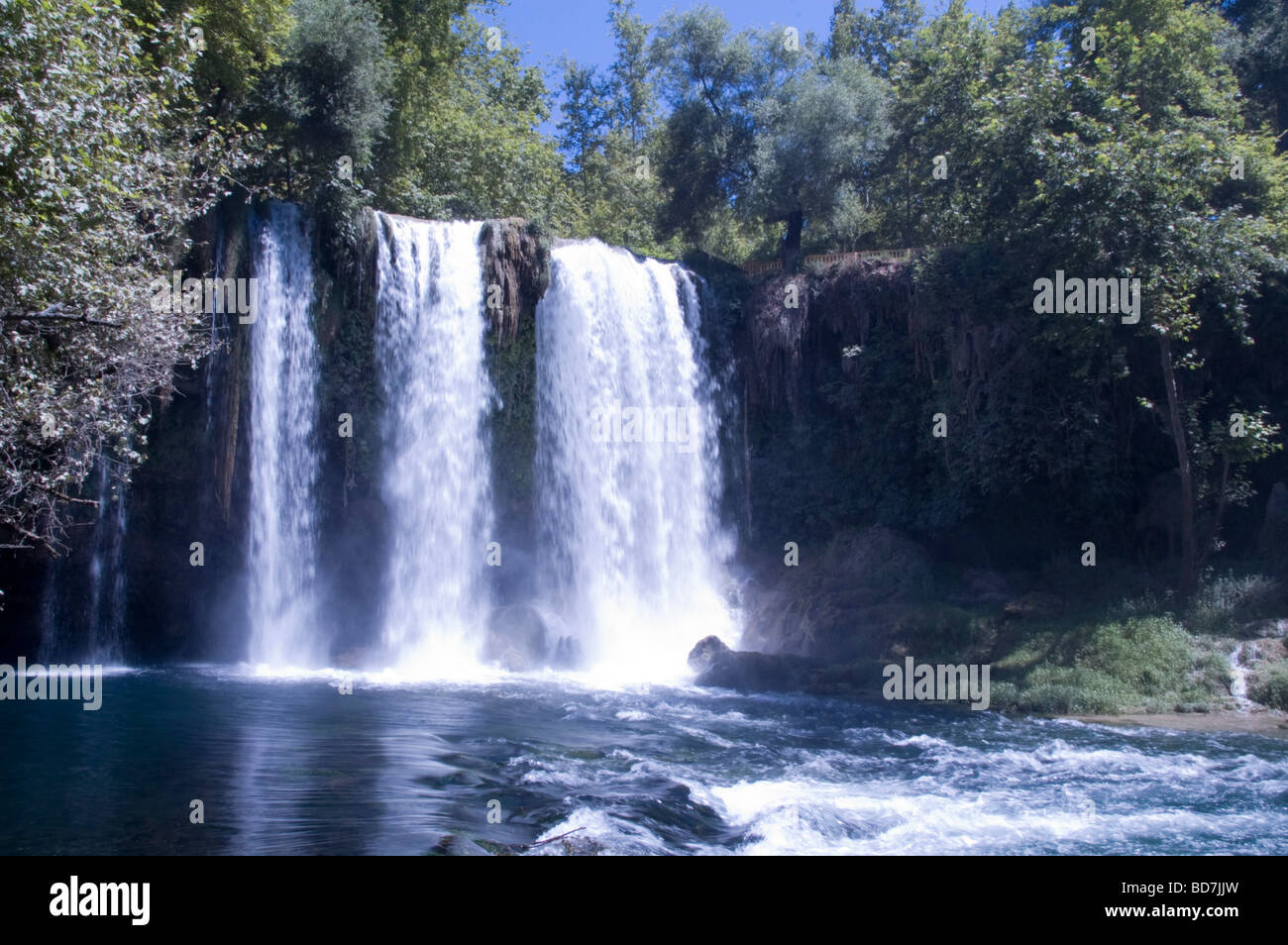 Turkey Antalya Upper Duden River waterfalls Stock Photo - Alamy