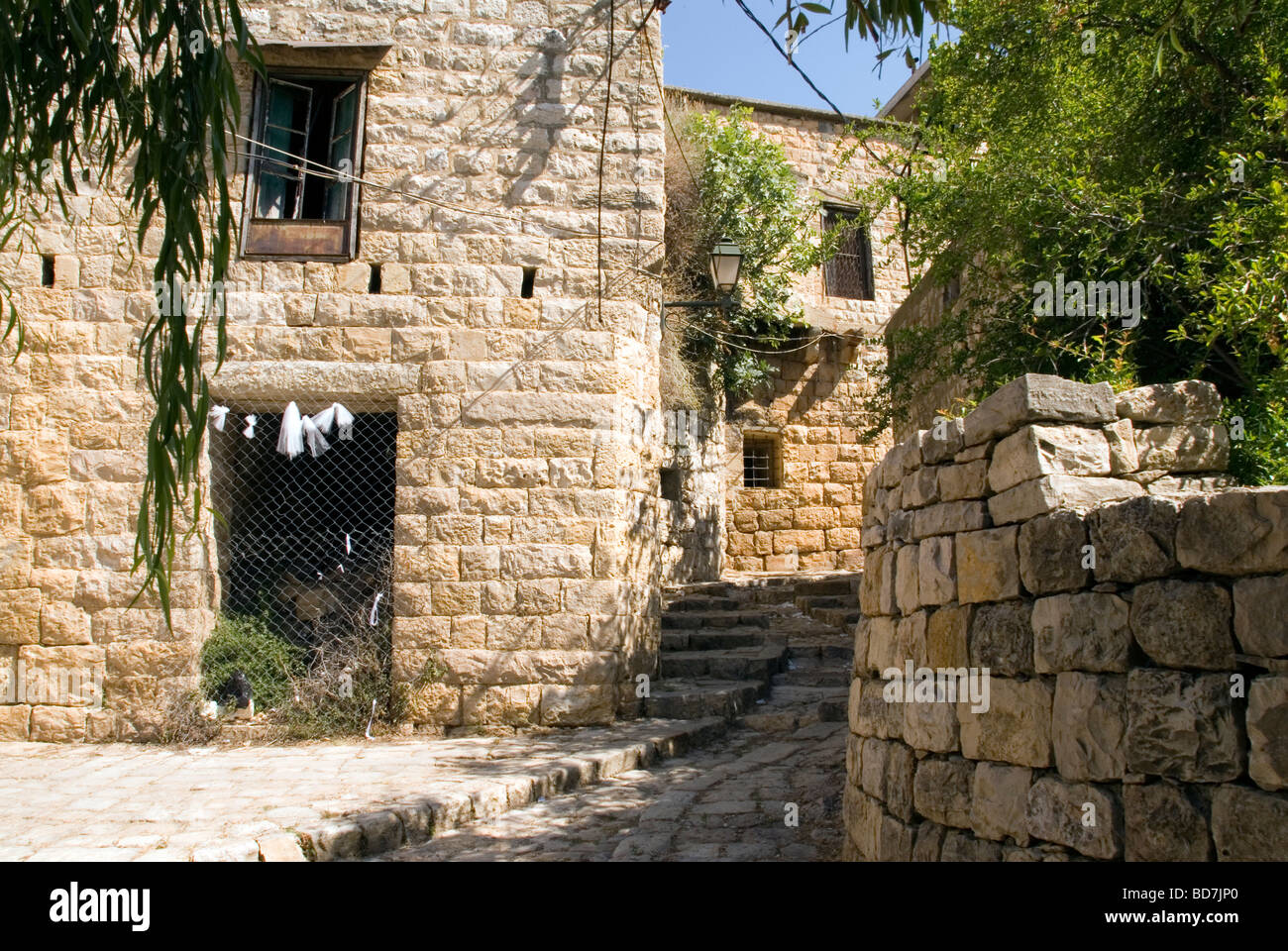 trough street of deir el qamar town chouf area mount lebanon Stock ...