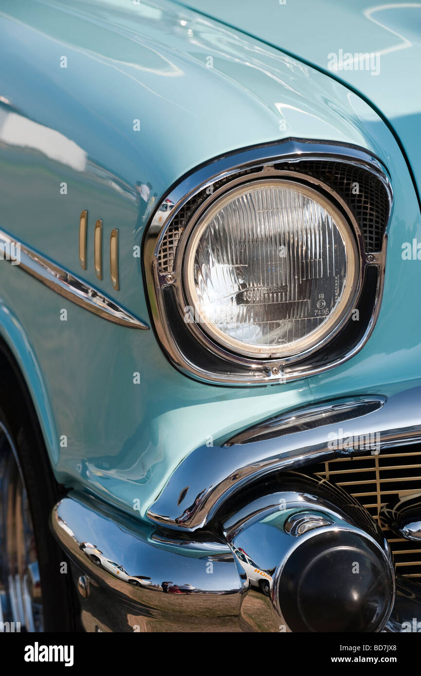 Blue 1957 chevy chevrolet hi-res stock photography and images - Alamy