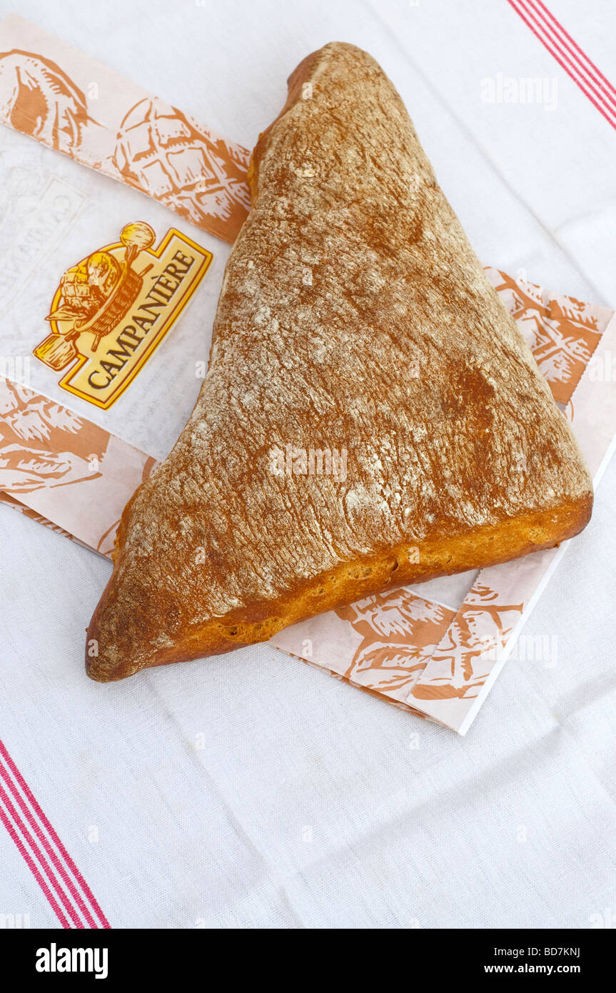 French "Pain Rustique" bread Stock Photo - Alamy