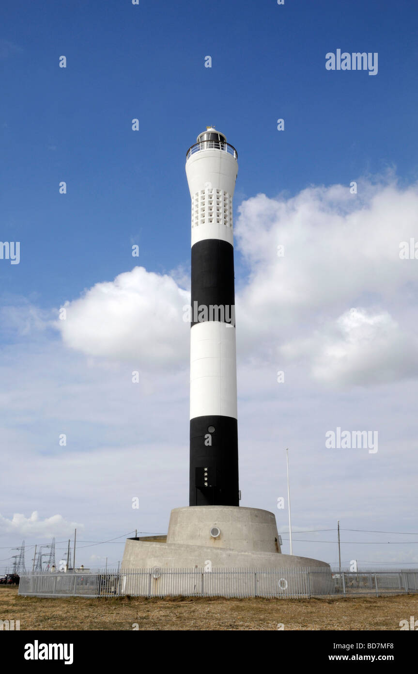 The new Dungeness Lighthouse Stock Photo - Alamy