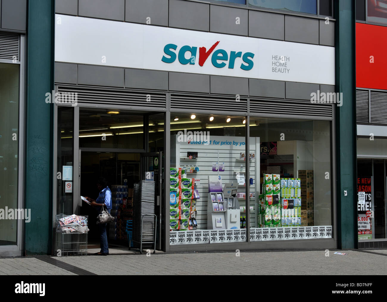 Savers shop, Birmingham city centre, England, UK Stock Photo - Alamy