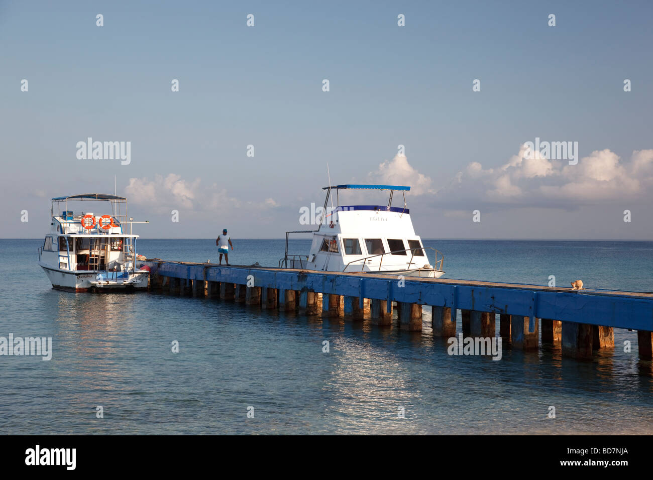 landing stage for boats Stock Photo - Alamy