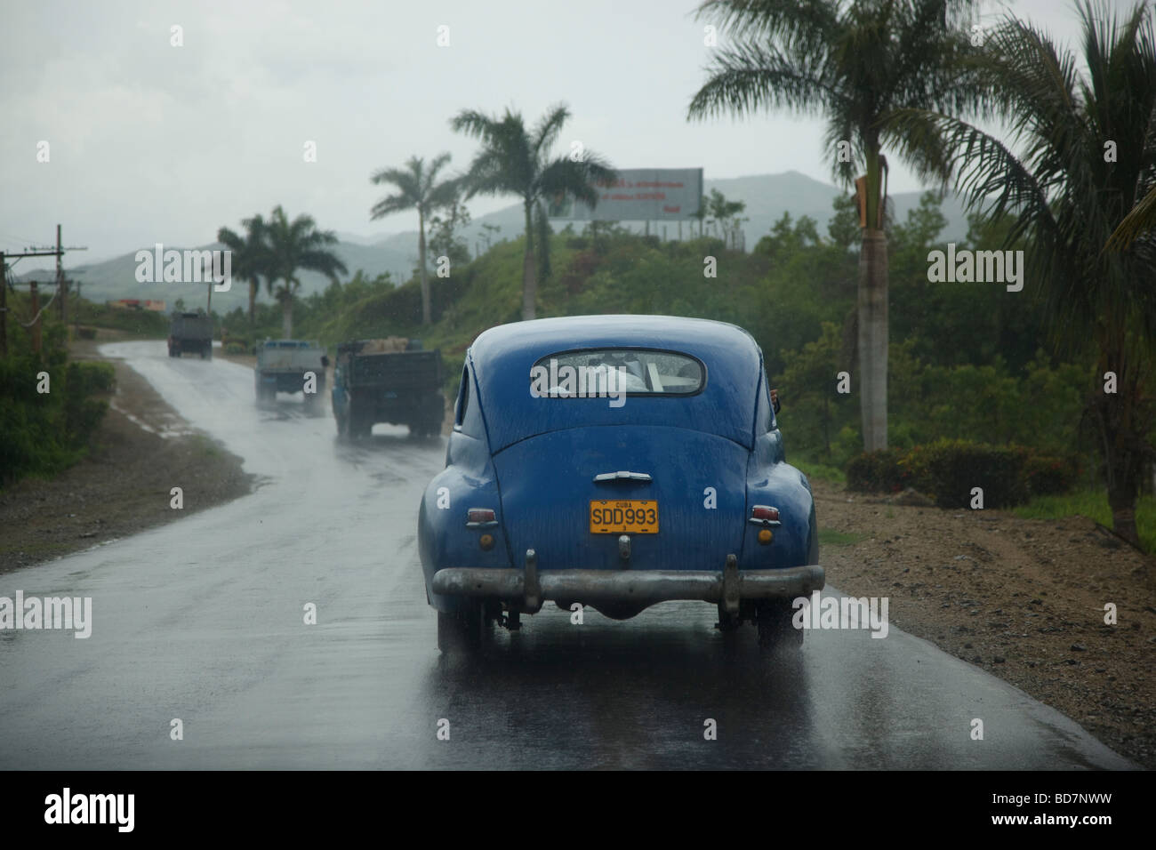 travelling by car in the rain Stock Photo - Alamy