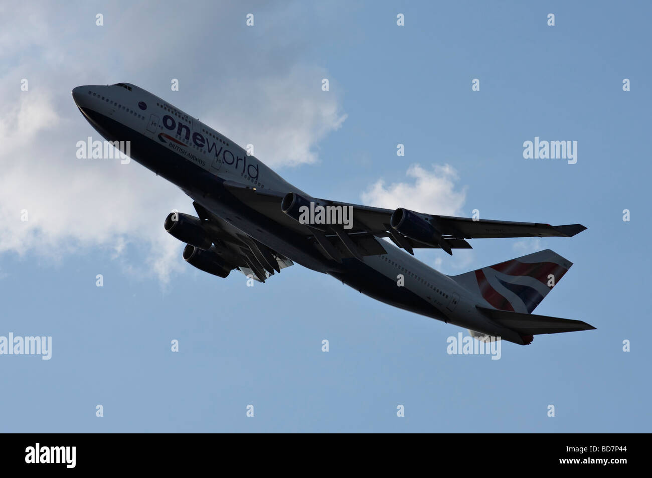British Airways Boeing 747 in flight Stock Photo - Alamy