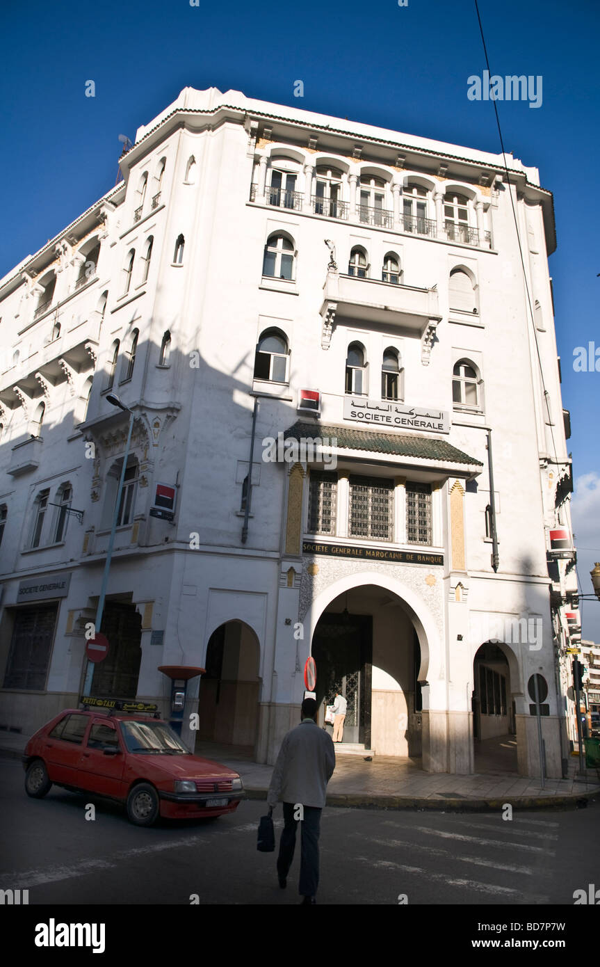 Beautiful white buildings in Casablanca Morocco s financial center ...