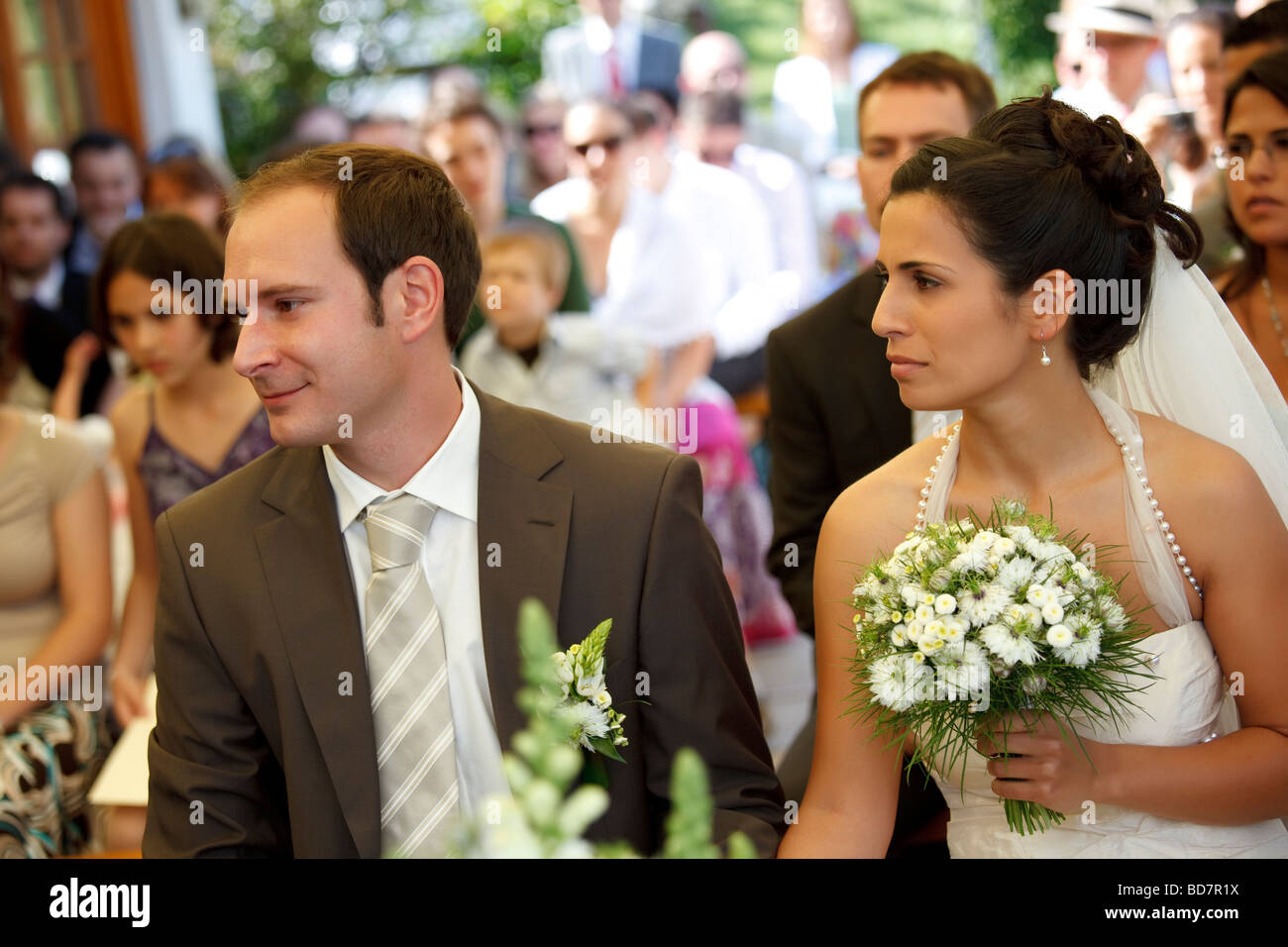 bride and bride groom Stock Photo - Alamy