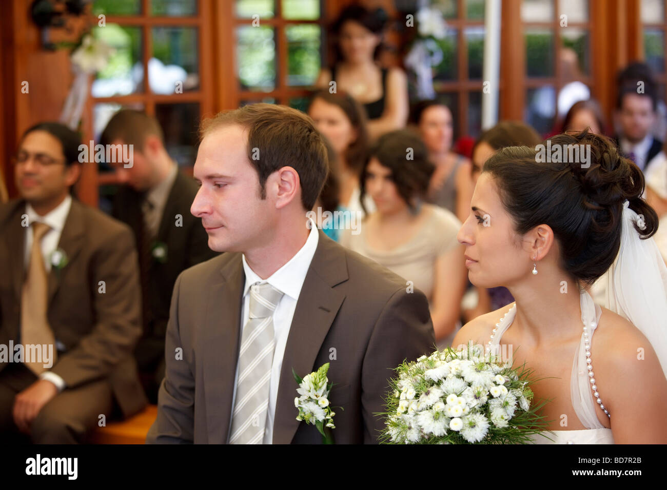 bride and bride groom Stock Photo - Alamy