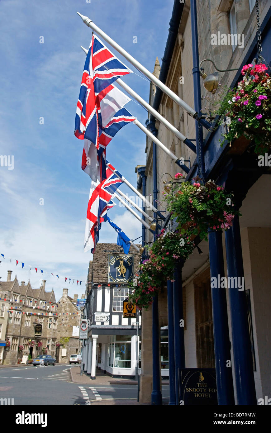 The Snooty Fox Inn at Tetbury Stock Photo - Alamy