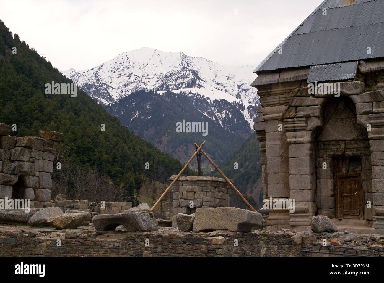 Naranag temple hi-res stock photography and images - Alamy
