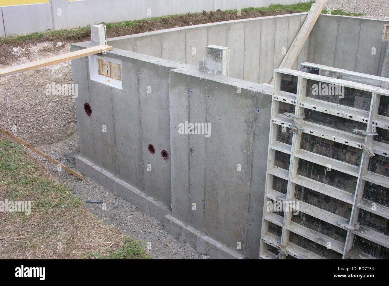 structural work of basement Stock Photo - Alamy
