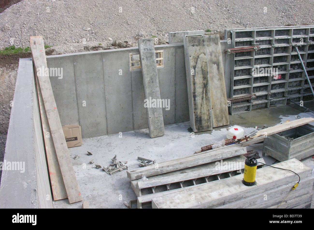 structural work of basement Stock Photo - Alamy