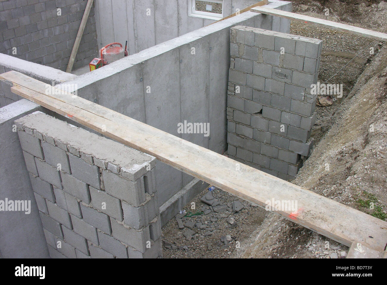 structural work of basement Stock Photo - Alamy