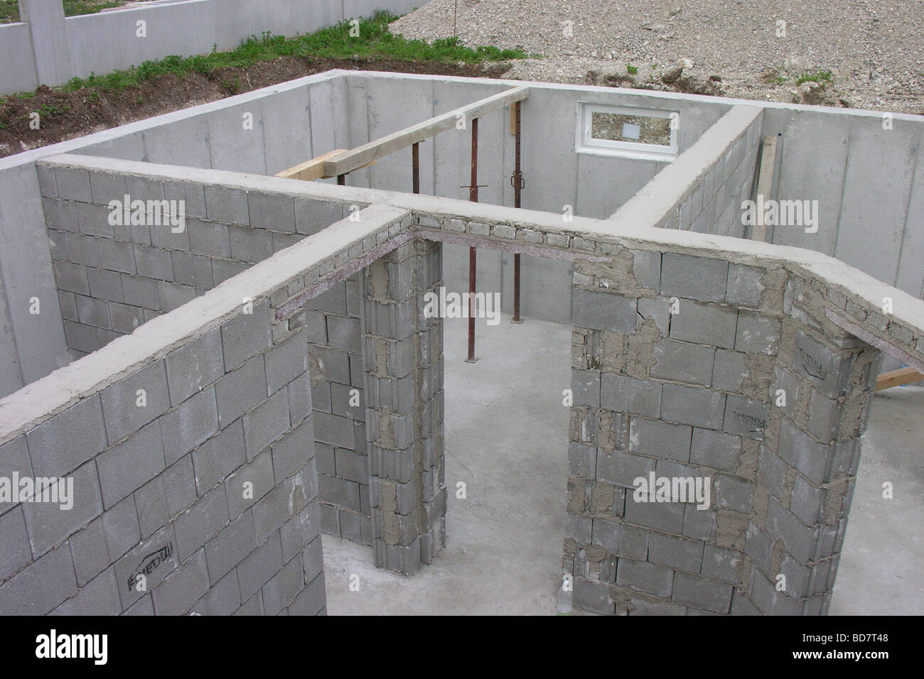 structural work of basement Stock Photo - Alamy