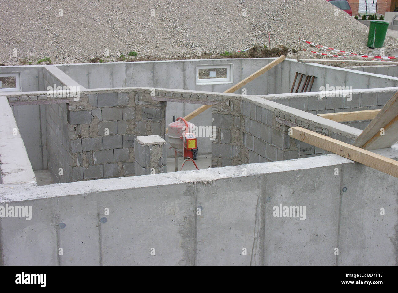 structural work of basement Stock Photo - Alamy