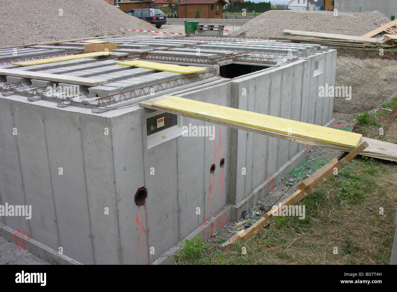 structural work of basement Stock Photo - Alamy