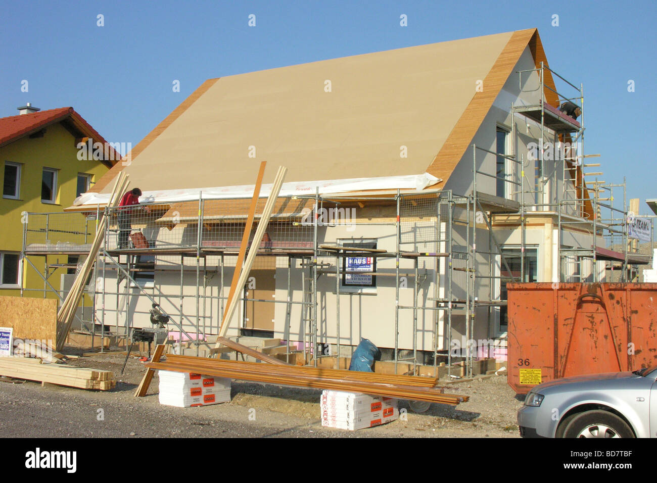 construction of a modular home Stock Photo - Alamy