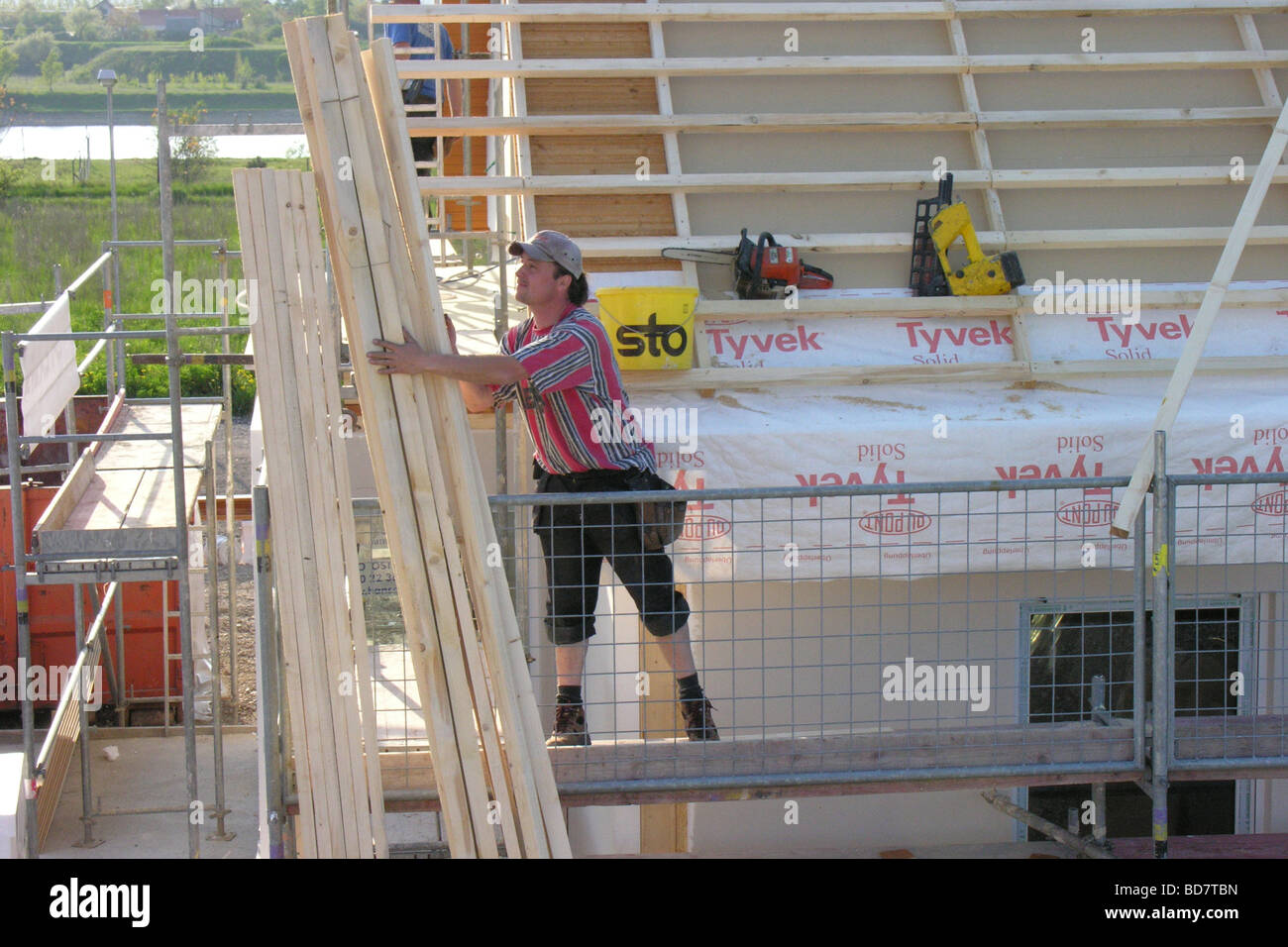 construction of a modular home Stock Photo - Alamy