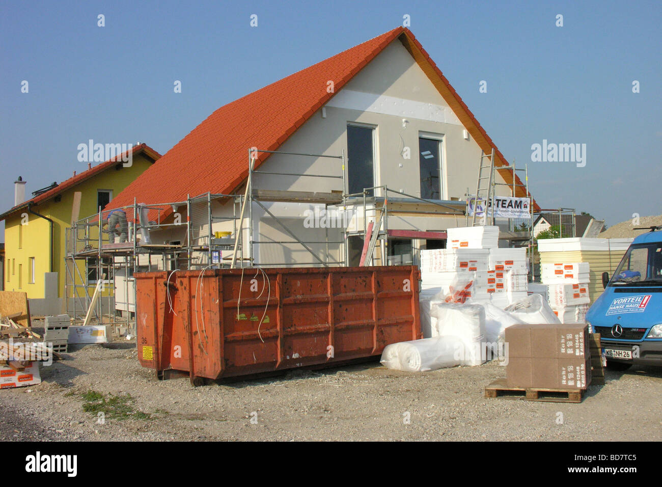 construction of a modular home Stock Photo - Alamy