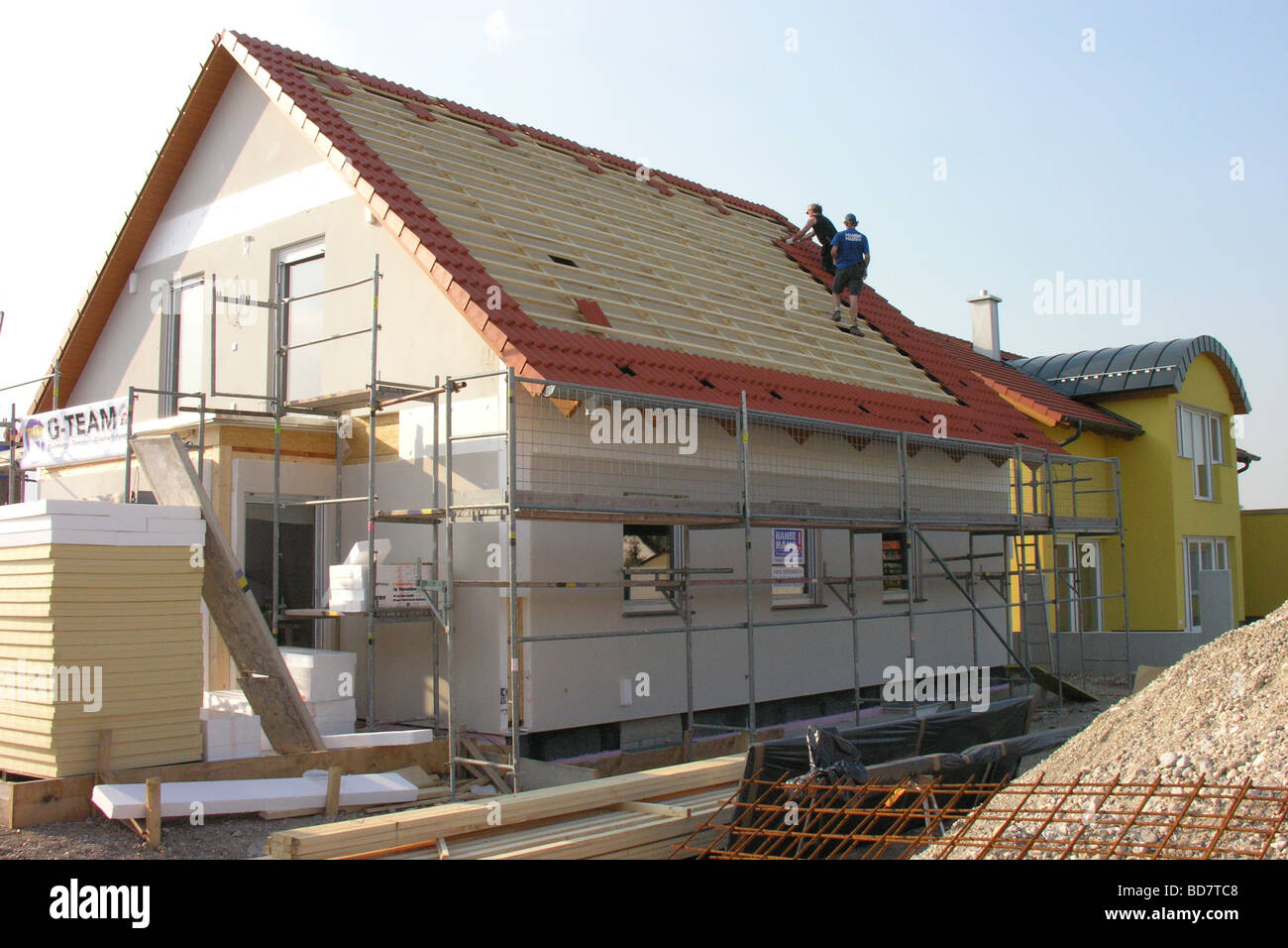 construction of a modular home Stock Photo - Alamy