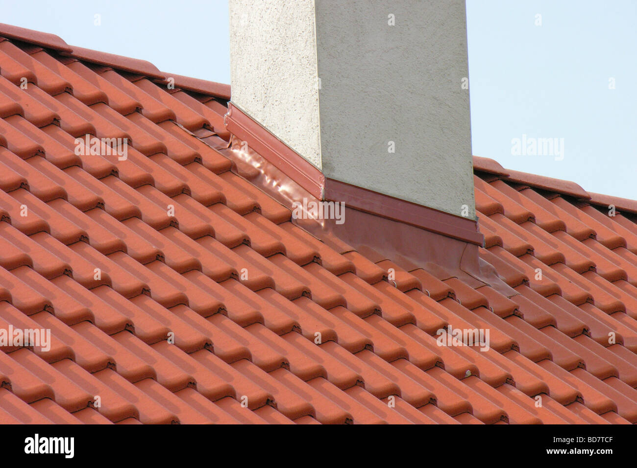 roof with chimney Stock Photo - Alamy