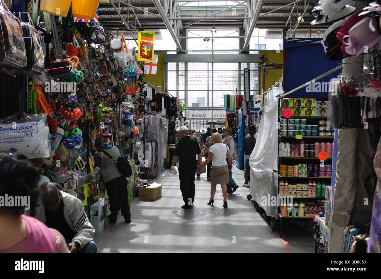 St. Martin`s Indoor Rag Market, Birmingham, England, UK Stock Photo - Alamy