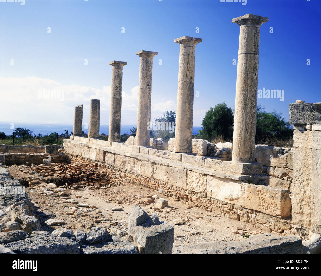 The stoa kourion hi-res stock photography and images - Alamy