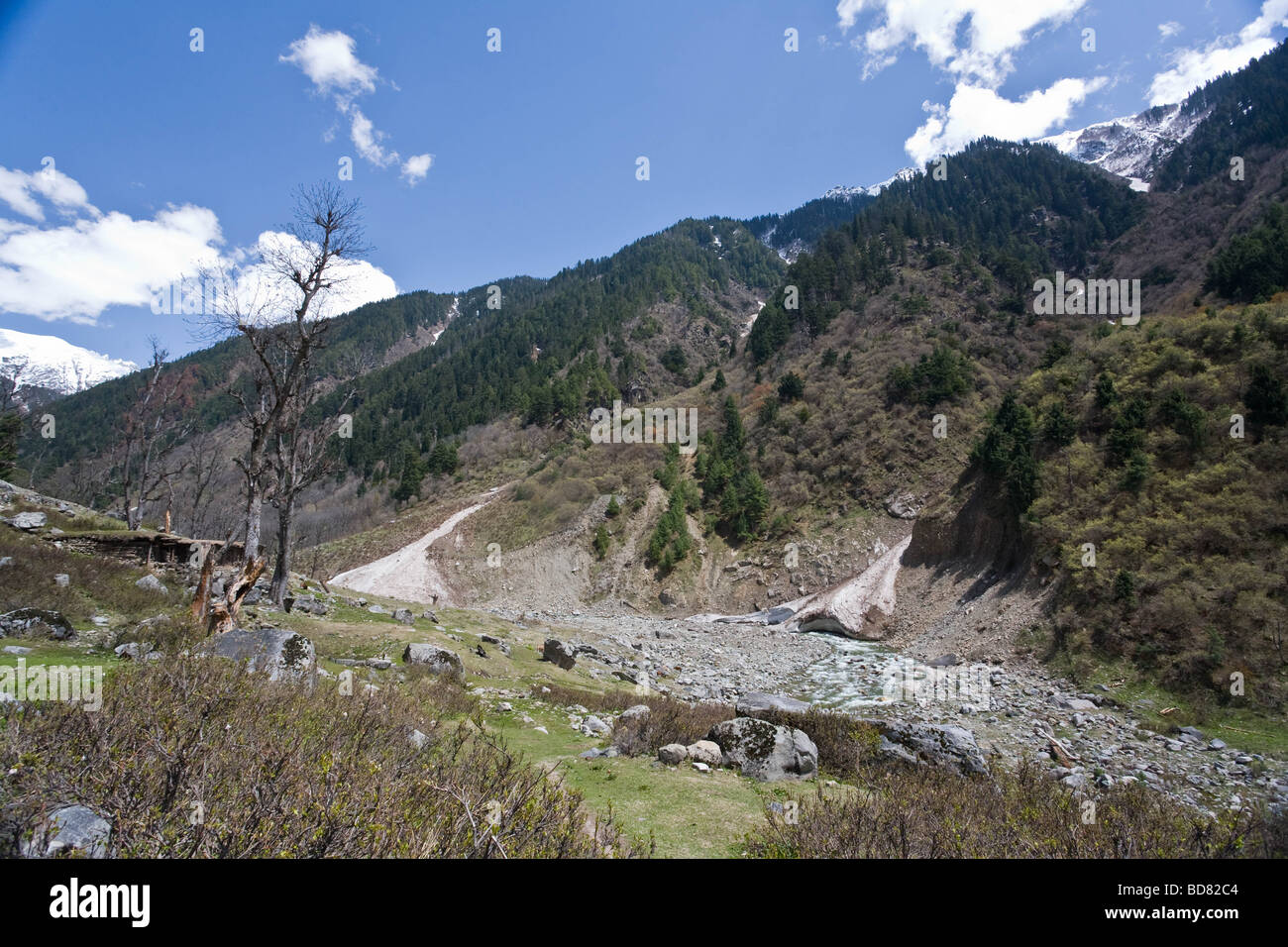 Valleys himalayas river hi-res stock photography and images - Alamy