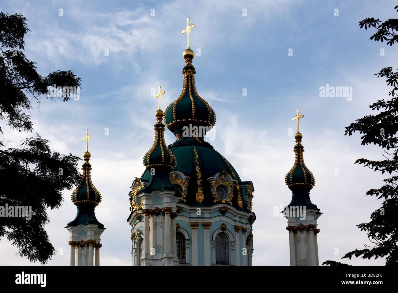 St Andrew's Church - Kiev Ukraine Stock Photo - Alamy
